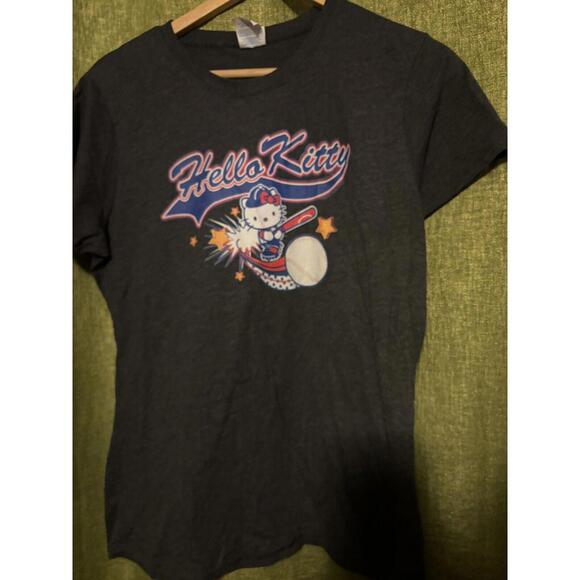 Other | Hello Kitty Home Run Baseball Softball Tees Short Sleeve Tshirt ...